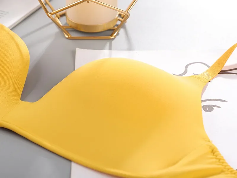 Women Seamless Bra Sexy No Wire Push Up Underwear Girls Students ...