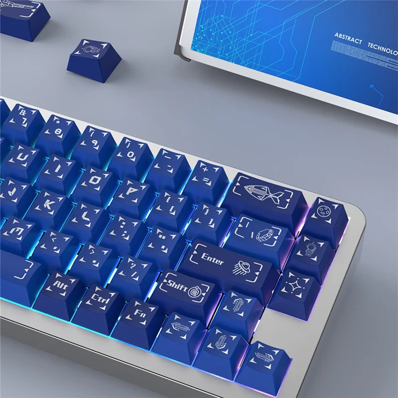 Customized Cherry Profile Star Journey Keycaps Five Side Dye ...