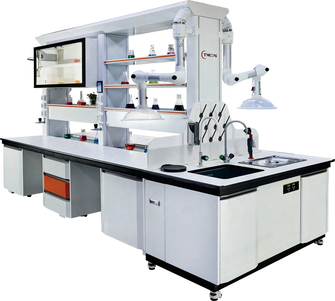 Laboratory Furniture All Steel Bench Laboratory Physical Chemistry Desk ...