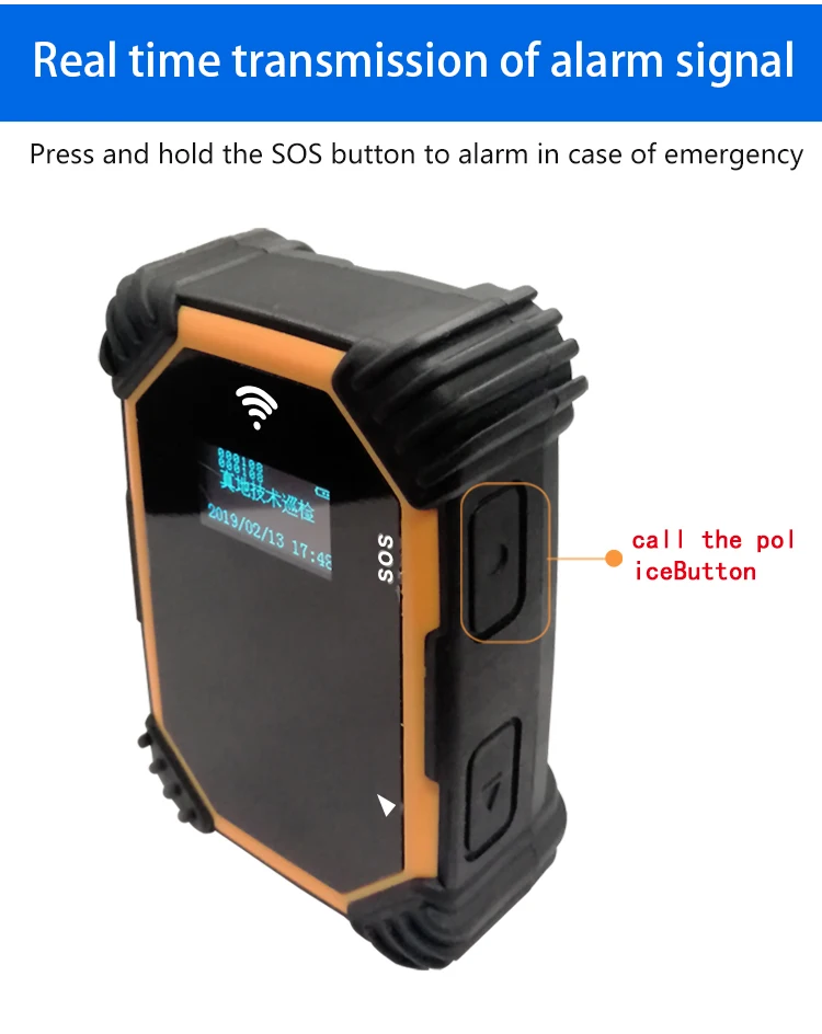 Gprs Realtime Guard Tour System 125khz Rfid Vibration Guard Tour Patrol ...