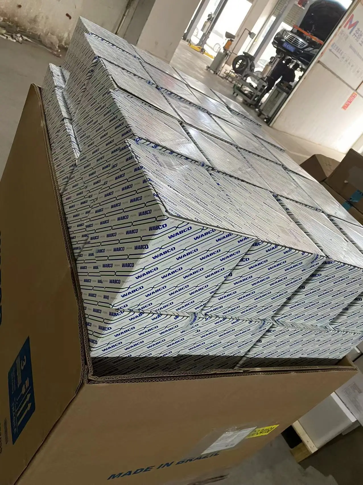 Original Wabco 9617231570 Hand Brake Valve,Parking + Add. Valve Kamaz ...