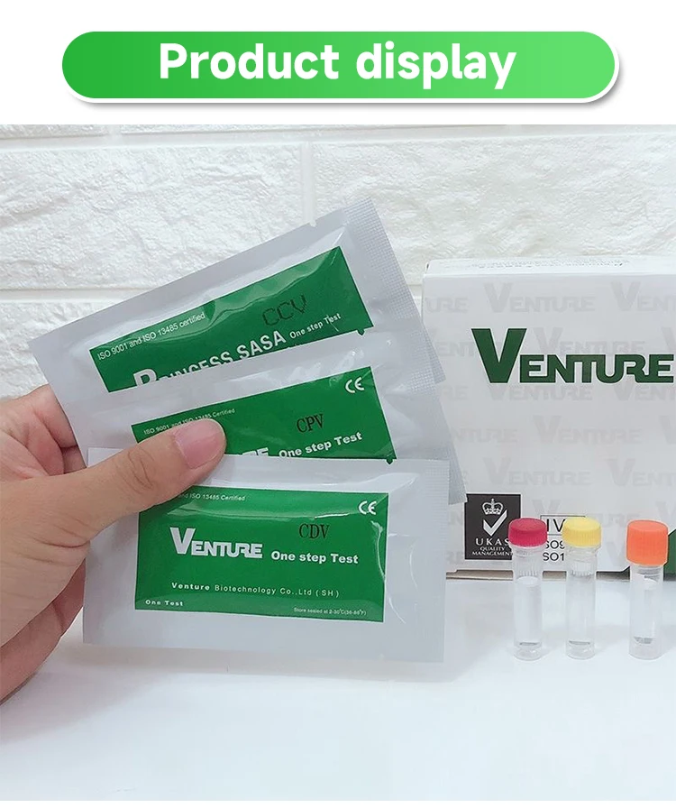 Canine Disease Diagnosis Cpv/ccv/giardia Triple Test Dog Rapid Test Kit ...