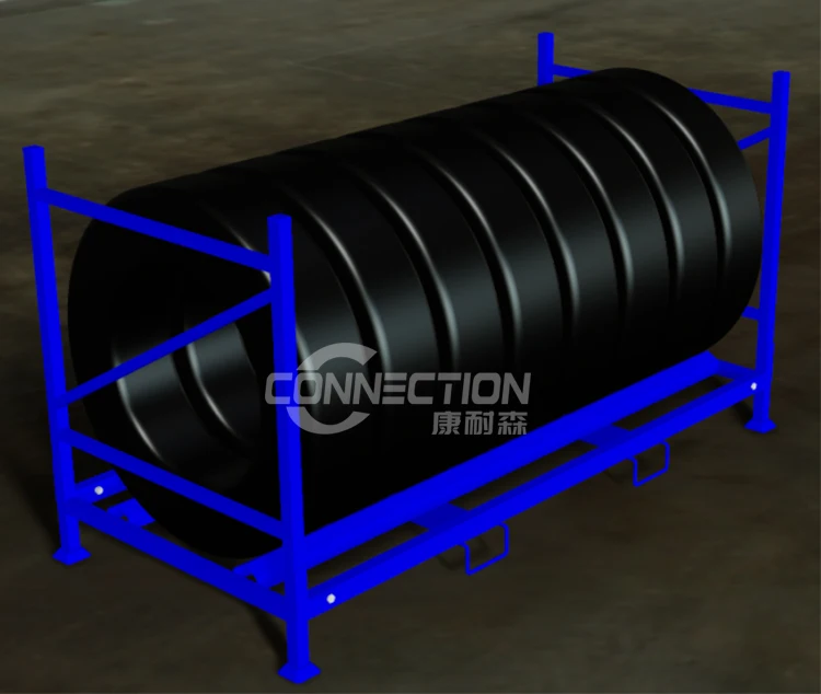 Folding Industrial Storage Tyre Rack - Durable & Versatile