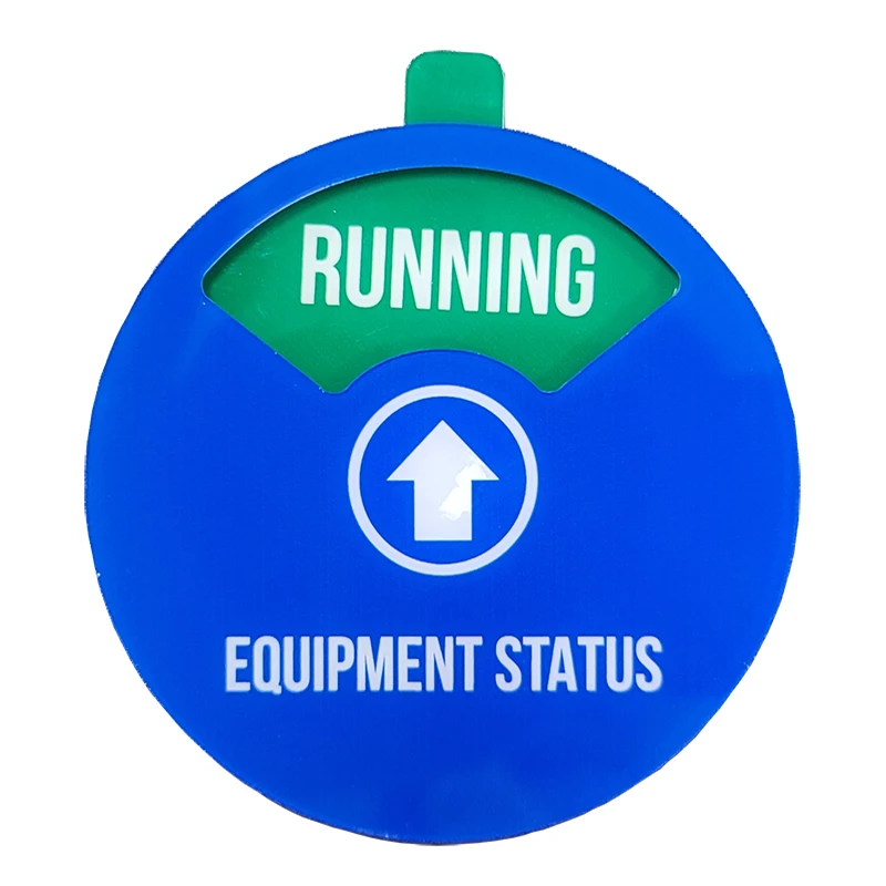 Equipment Status Sign Machine Instrument Running Status Management Card ...