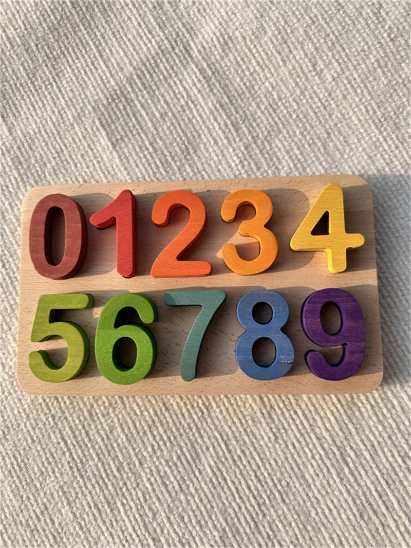 Rainbow Alphabet Puzzle - Educational Wooden Toys for Kids