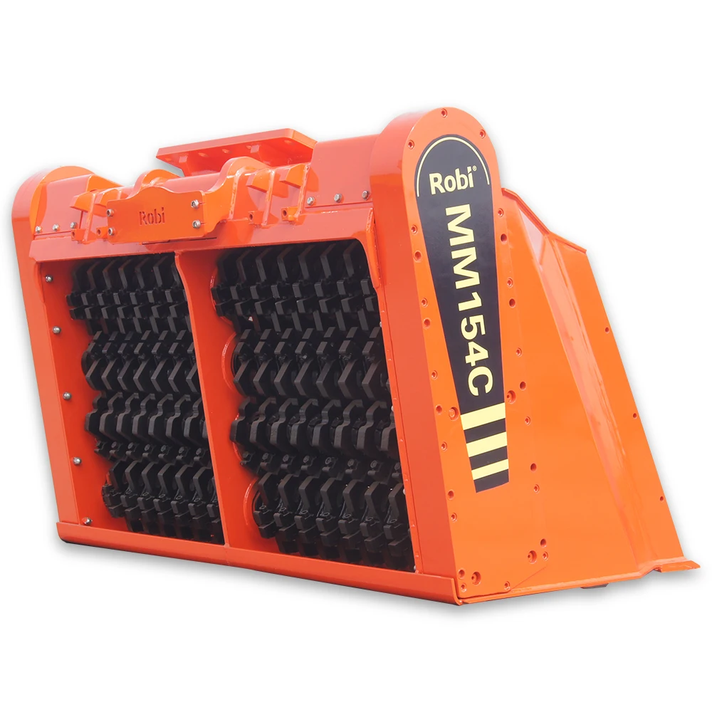 MONDE loader shredder screener bucket excavator shredder screening ...