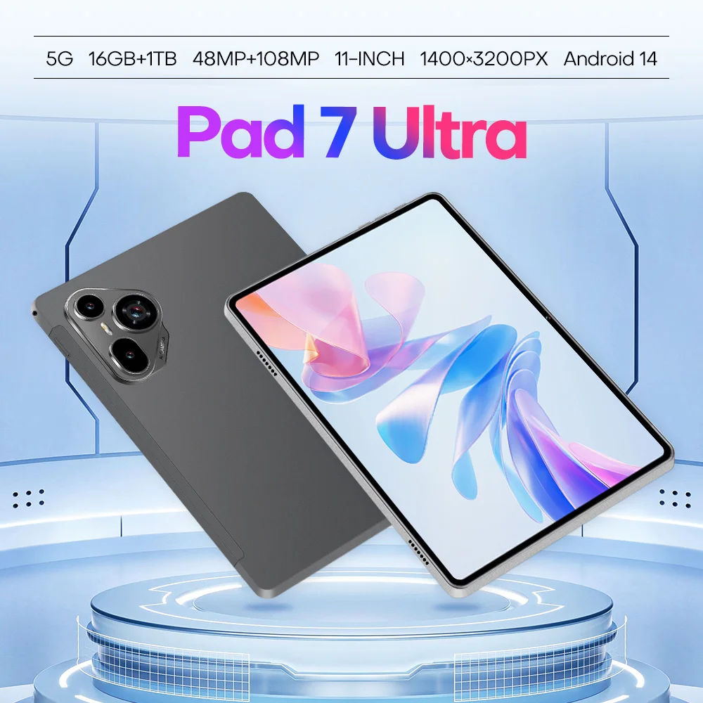 16 1TB Kid Gaming Tablet Windows Rugged Android 14 Pad