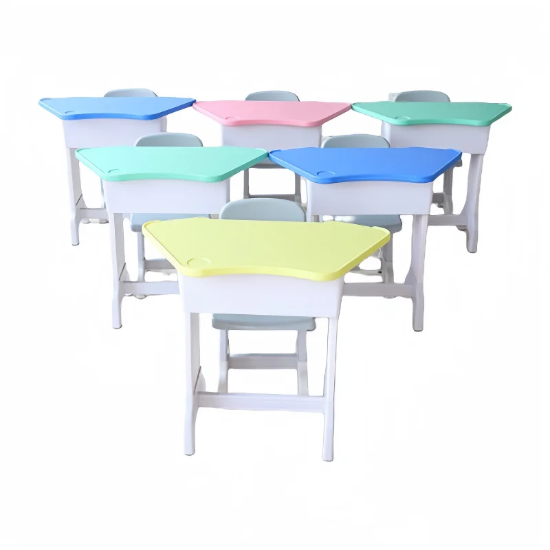 Primary and Secondary School Students Writing Desks and Chairs Plastic ...