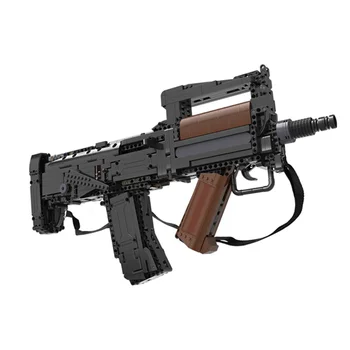 Pistol Brick Ak47 Riffle Gun Swat Military Army Building Blocks Weapon ...