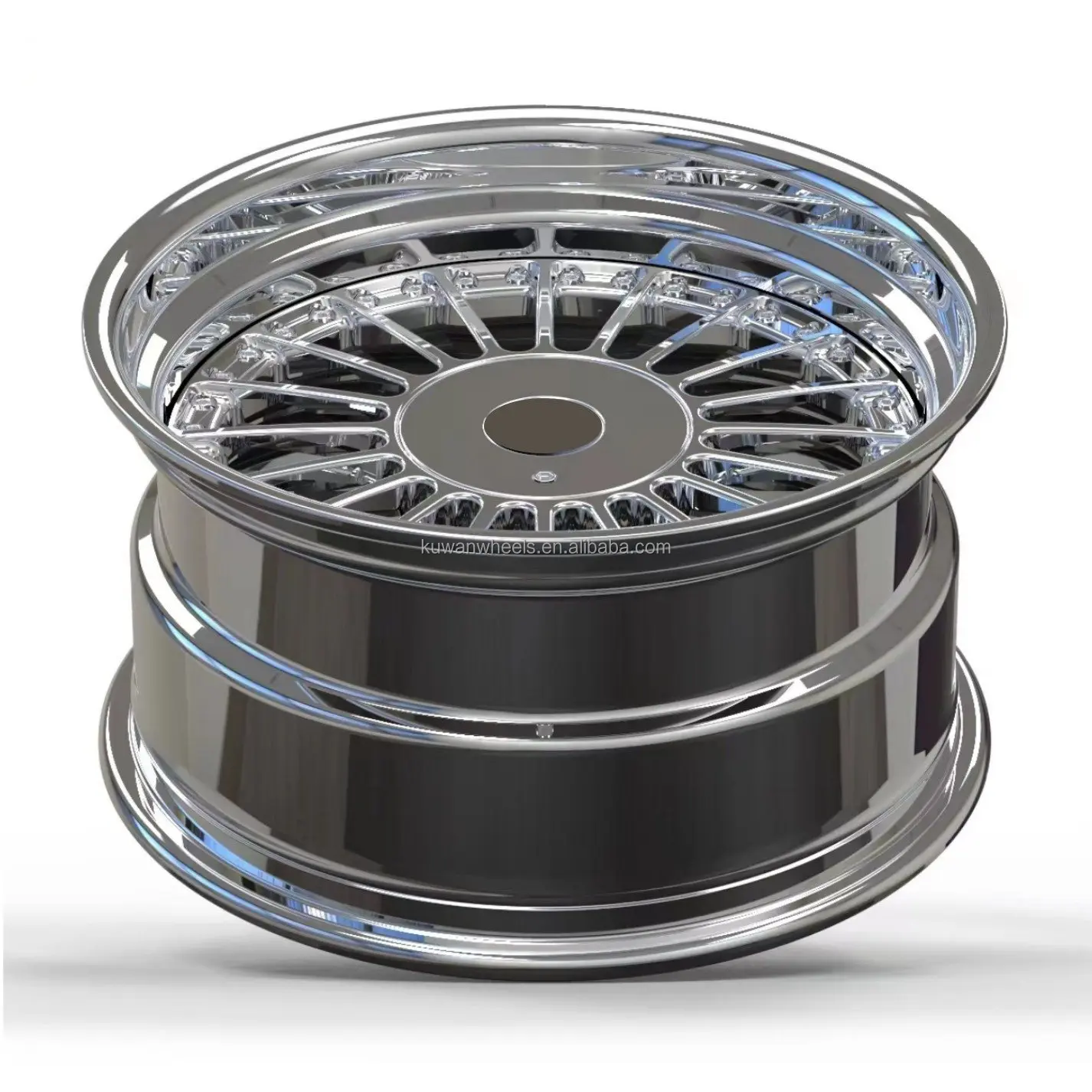 Kw Forged 2 Piece Forged Wheels 5x120 17 18 19 20 Inch Polished Alloy ...