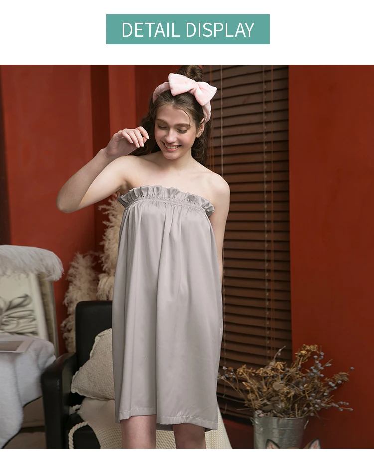 Wholesale Price Hotel Sauna Clothes Spa Bathrobes Absorbent Fast Drying Bath Towel Portable ...