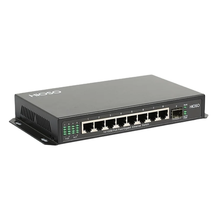 High Quality 8 Ports 10/100m Poe Switch 48v 200w Unmanageable ...