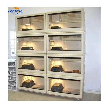 Pet Animal Reptile Show Display Cases Turtle Lizard Cages Abs Snakes ...