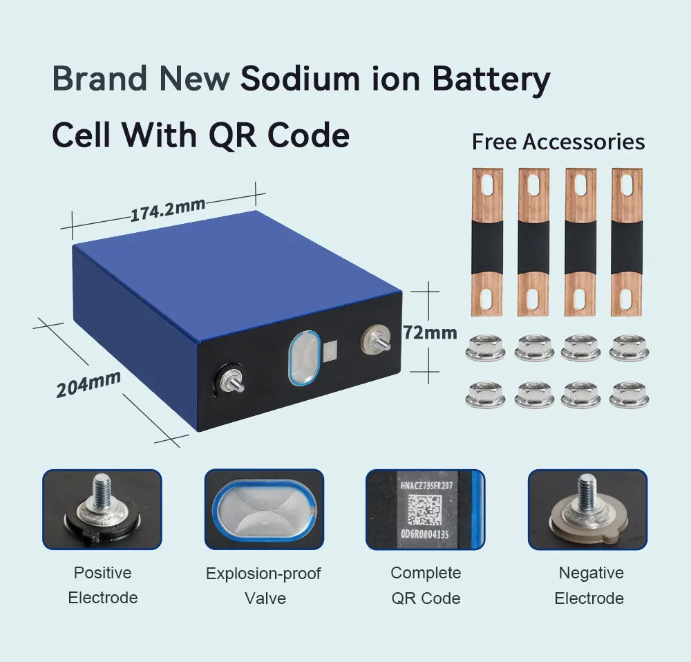 Hina Battery Exliporc 200ah 3V Sodium Ion Battery for Energy Storage