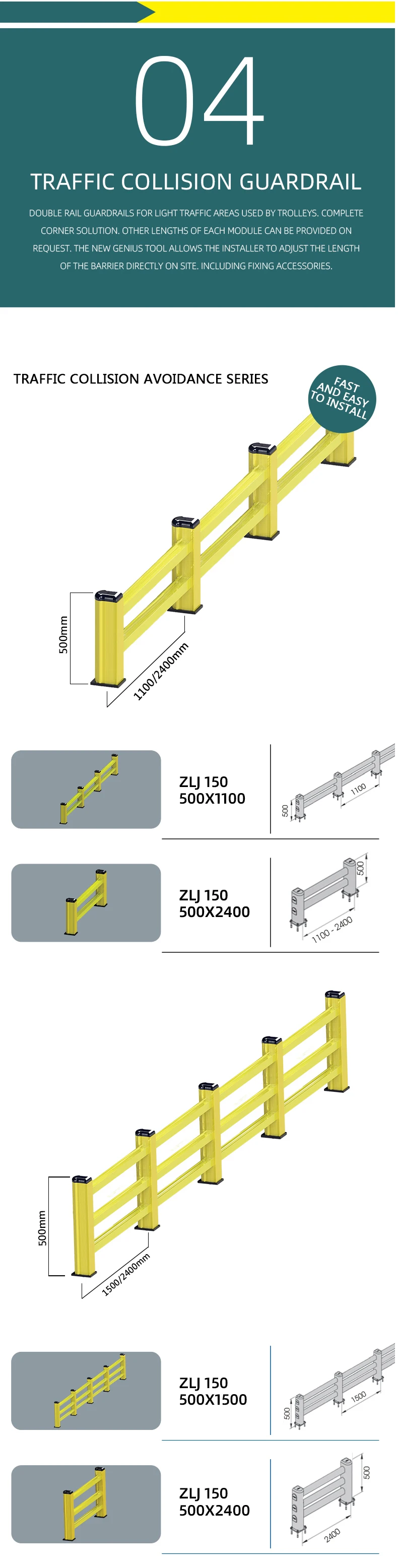 Manufacturer Large Warehouse Plastic Structural Column Protectors on ...