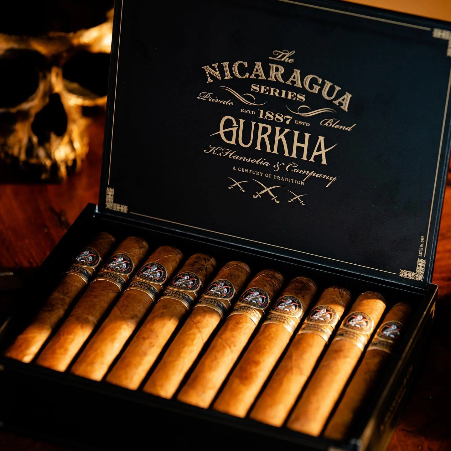Custom Wooden Cigar Box - 10 Cigars Sample Case with Rigid Paper ...