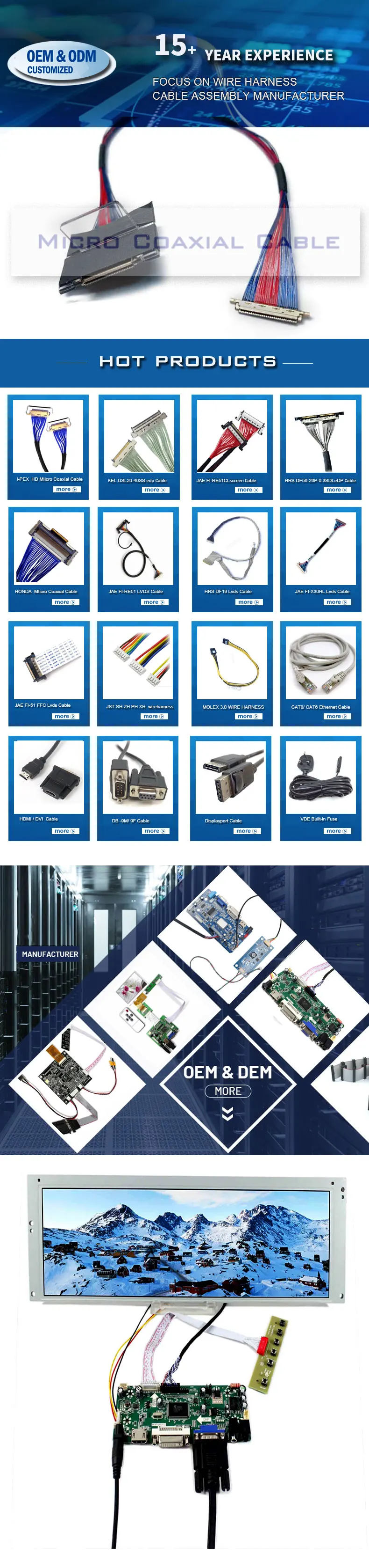Custom Wiring Harness Assembly Jst Cable Xh Ph Zh Sh 2pin Connector 2 ...