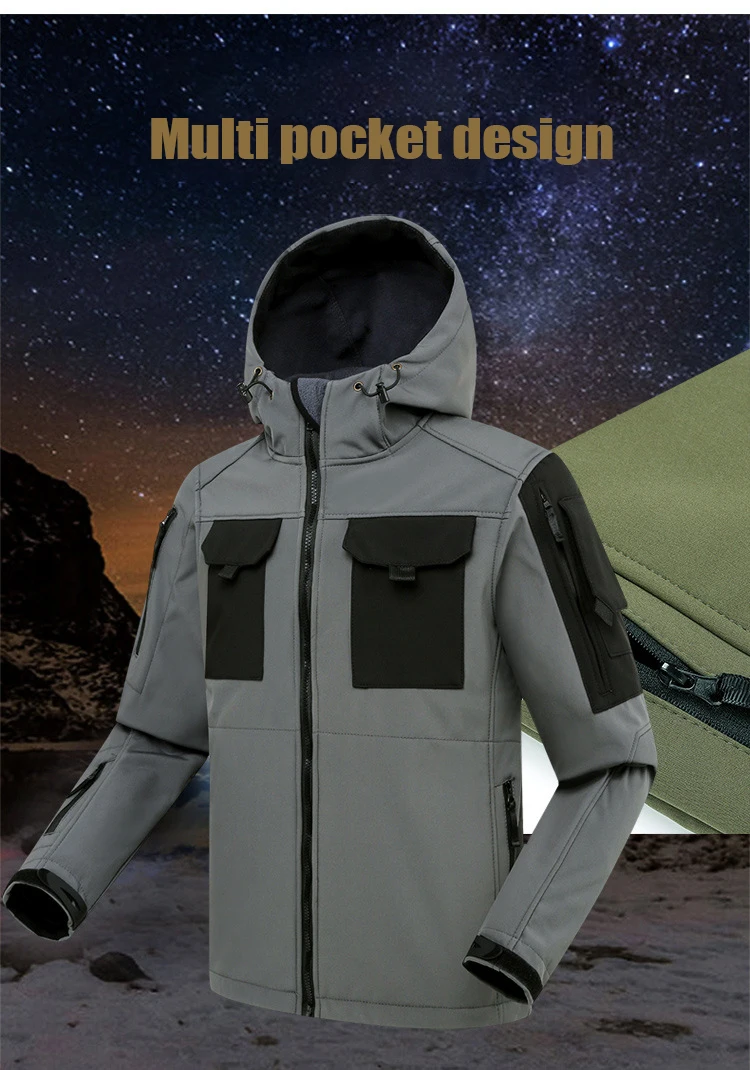 Men's Formal Winter Tactical Uniform Set with Waterproof Black Hat OEM ...