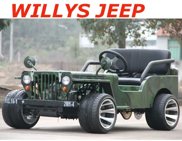 Mini Jeep with CE - Gas/diesel Fuel - 110CC Displacement
