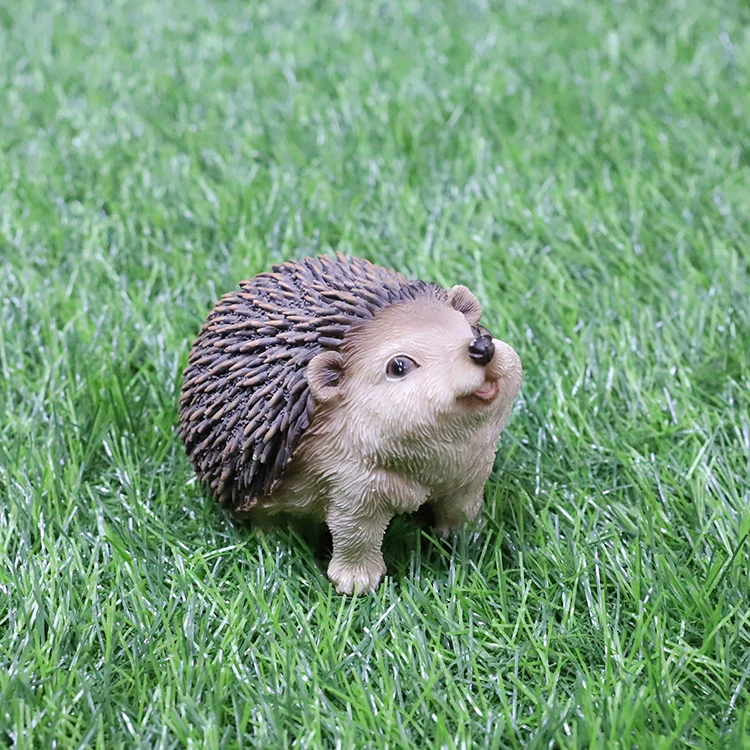 Wholesale Cute Hedgehog Garden Statue Outdoor Decoration Resin Figurine ...