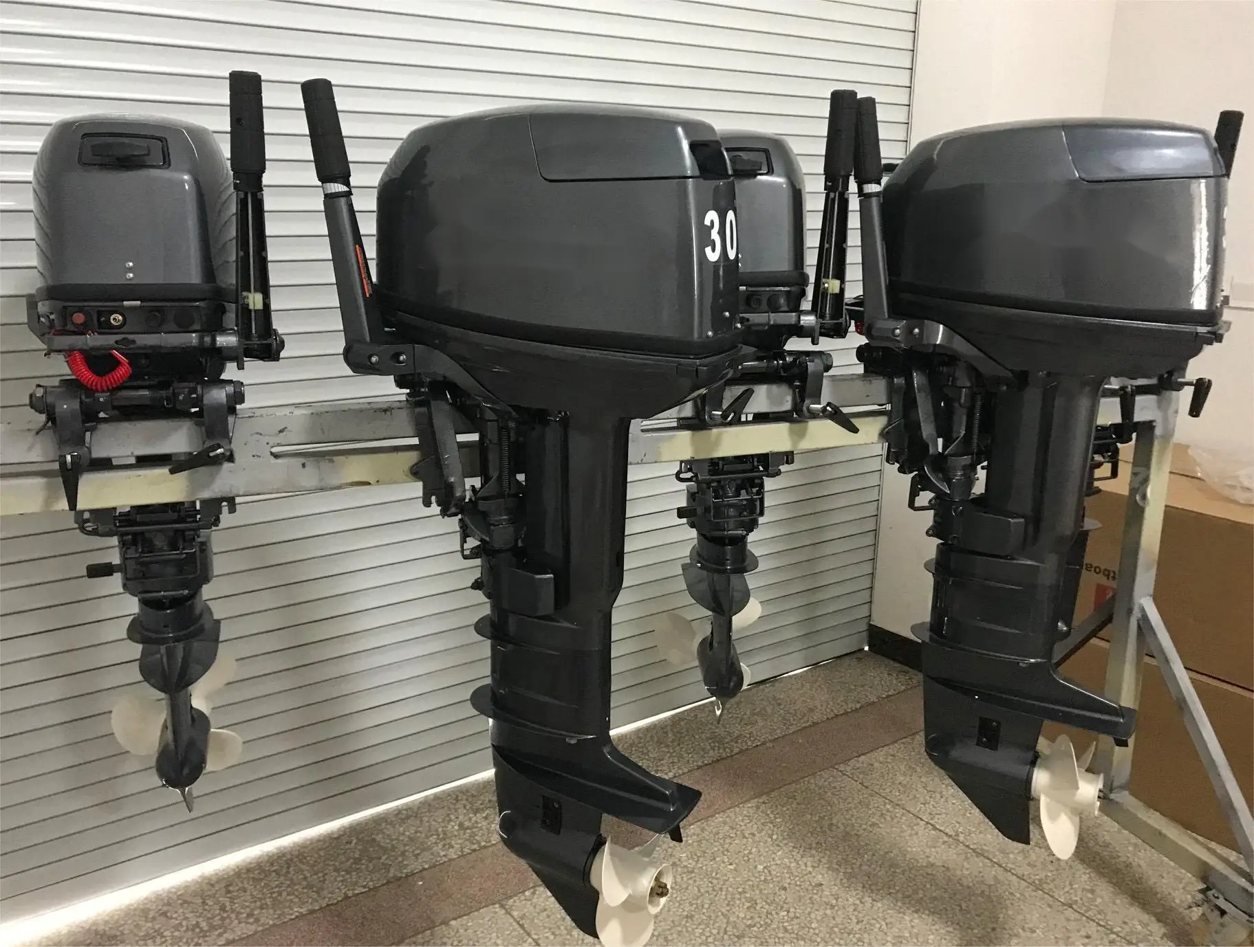 Water Cooling Gasoline Boat Engine 4 Stroke 20hp 323cc Motor Outboard ...