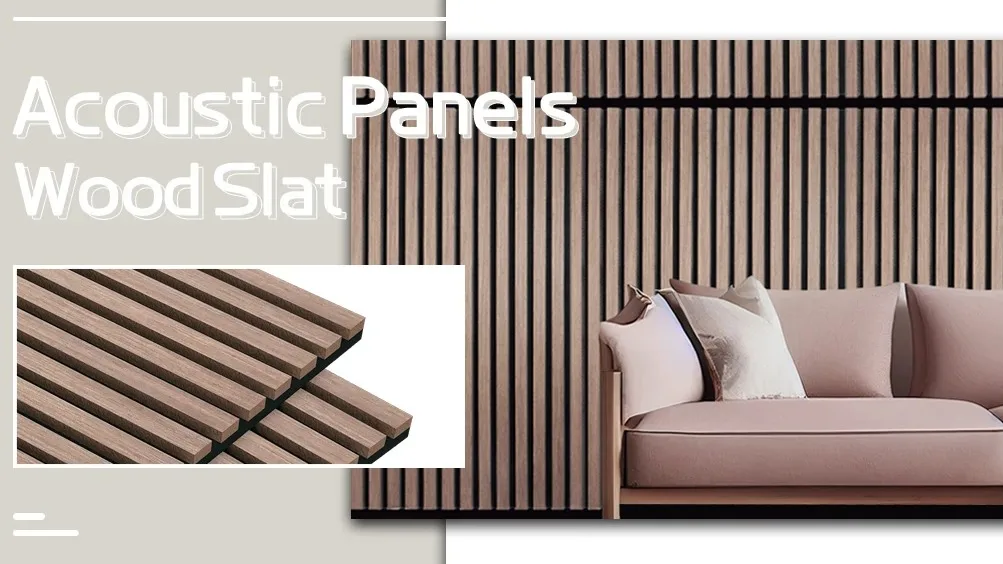 Panel De Pared Acústico De Listones De Madera Paneles De Pared ...