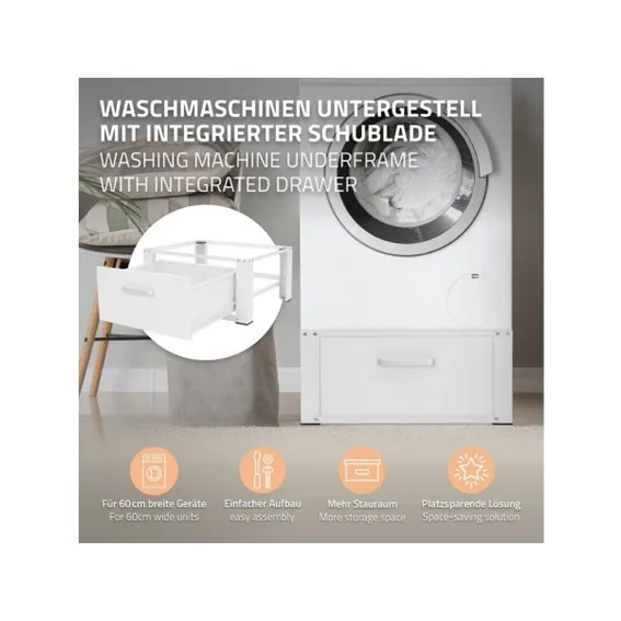 Customizable Washing Machine Base Washing Machine Stand With Drawer 63 ...