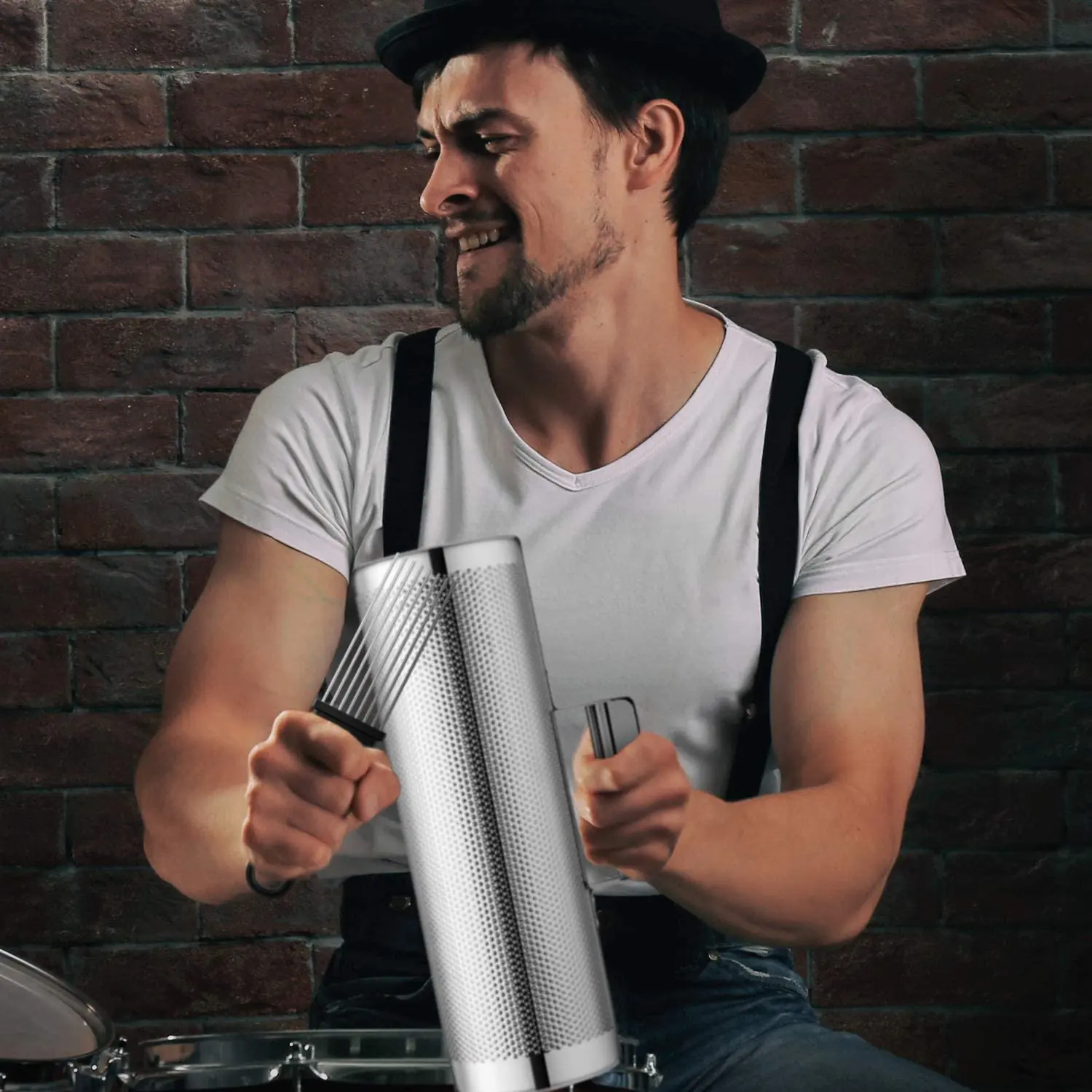 Metal Stainless Steel Guiro Scraper Percussion Instrument Guiro ...