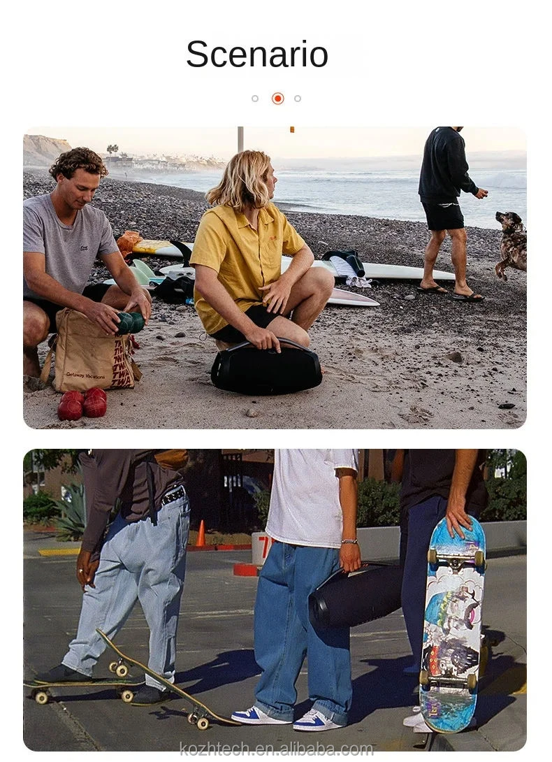 Jbi Eric Ye Boombox 3 Black Portable Bluetooth Speaker With Massive Sound Deepest Bass Ipx7 ...