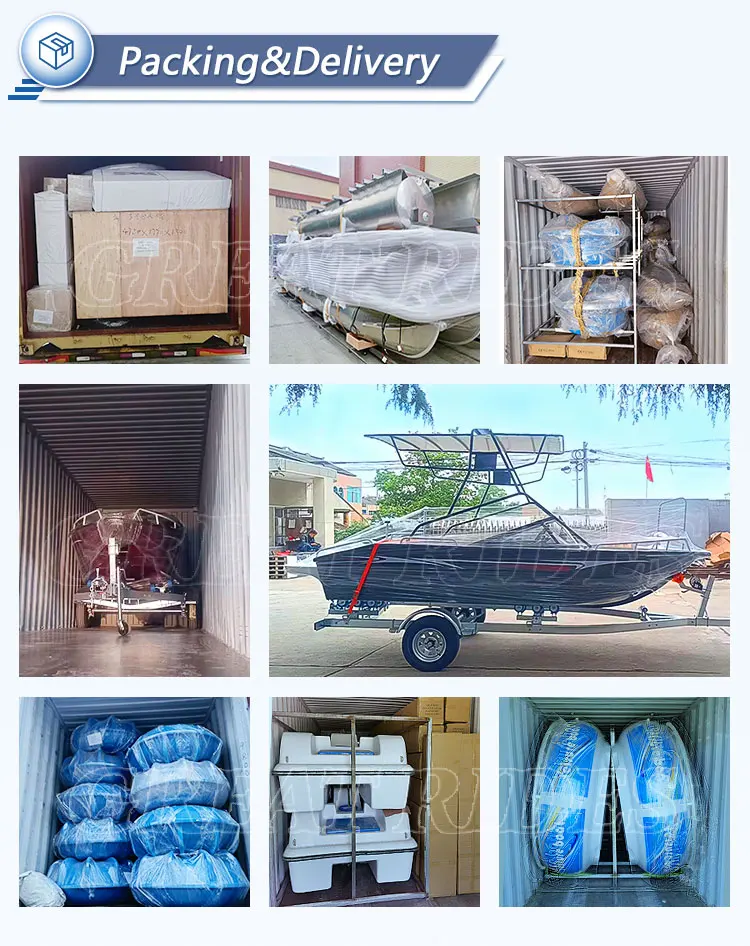 Economical 12ft Fiberglass Sport Yacht - High Speed Fishing Boat