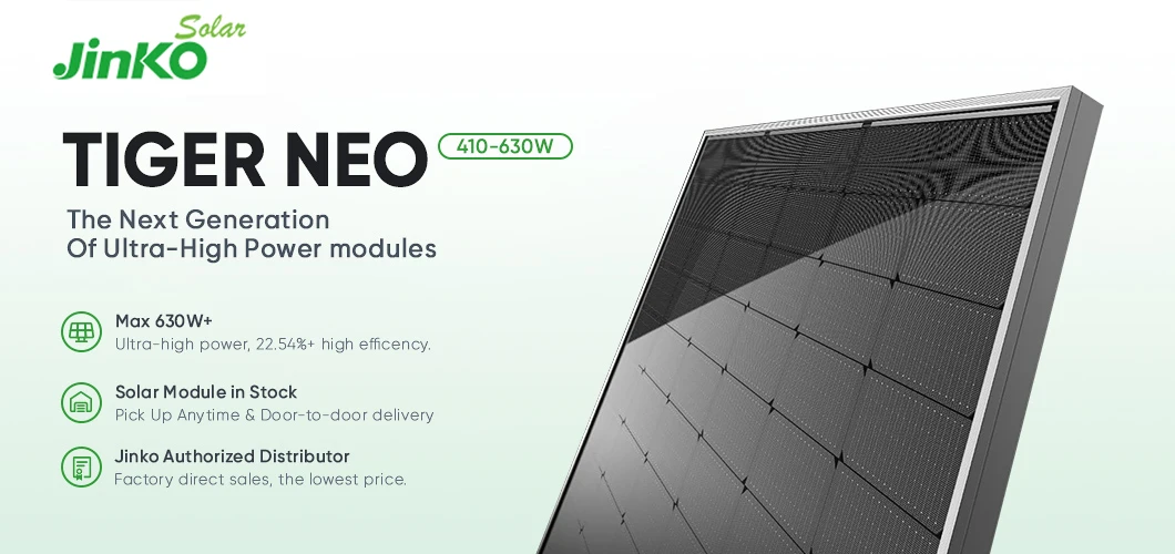 Jinko Tiger Neo N-Type Mono Solar Panels - High Efficiency