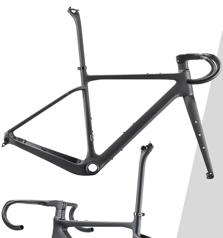 T1100 Toray Carbon Fiber Gravel Bike Frame - Lightweight & Durable