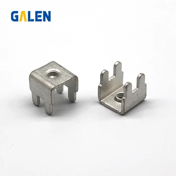 Welding Terminal Hot Selling Pcb-40 M4 Pure Copper Tinned Welding Terminal Four Pin Pcb Welding ...