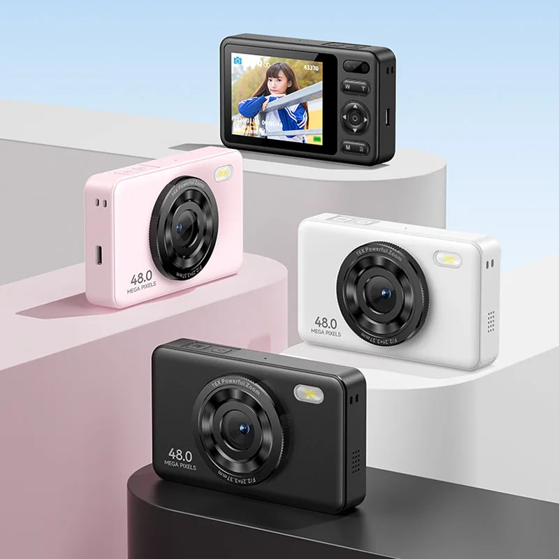 48MP Digital Camera with 16x Zoom for Kids - Fun & Learning