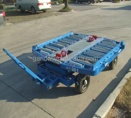 Airport Aviation Container Dolly Trailer for Efficient Aircraft Baggage ...