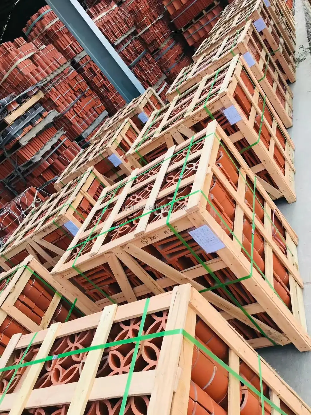 Clay Ventilation Brick Wall Breeze Block For Wall Decoration Factory ...