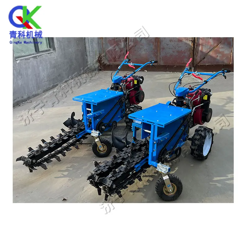 Diesel Walking Chain Trenching Machine Hydraulic Chain Trenching ...