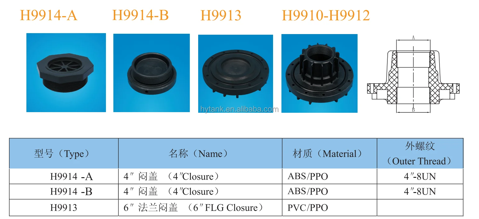 High Quality Top and Bottom Water Distributor for FRP Vessel