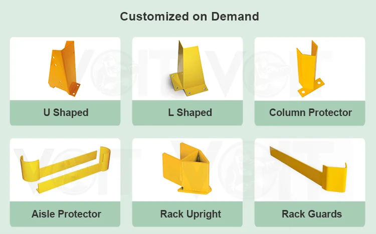 Highimpact Metal Column Corner Guard Racking Protector| Alibaba.com