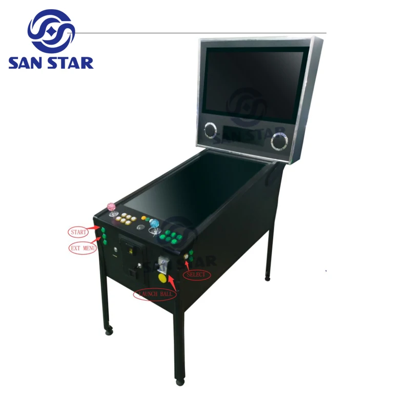 Flipperautomat with Bouncing Ball - Classic Pinball Machine