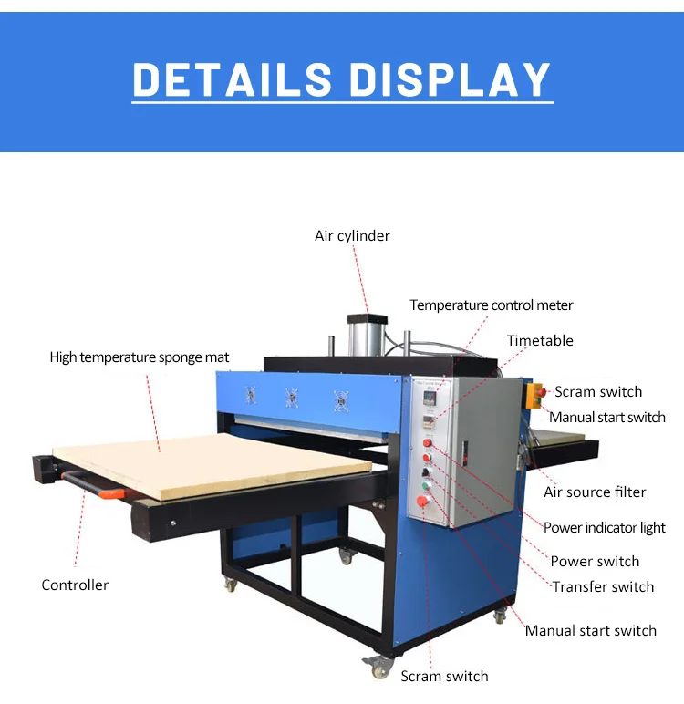DOYAN Fabric Sublimation Machine - Pneumatic Double Station