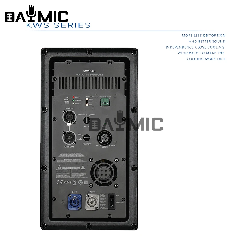 Aoshen 1000W Active Speaker Amplifier Module for Subwoofer