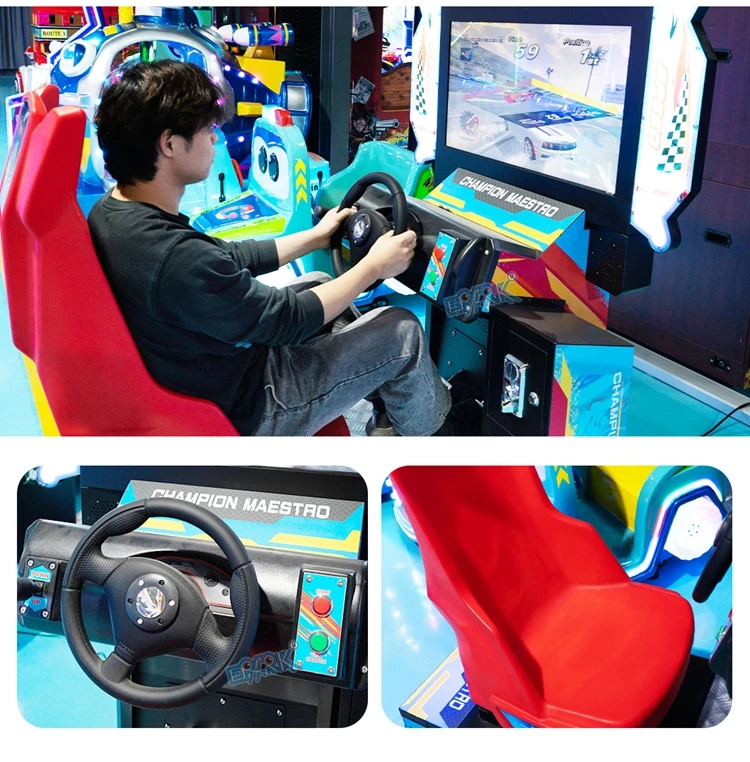 EPARK Racing Arcade Game Machine - Indoor Fun & Excitement