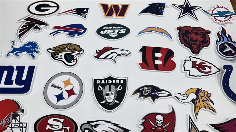 Custom In Stock Football 8'' Oversized Plastic Multi-layer Stacked 3d ...