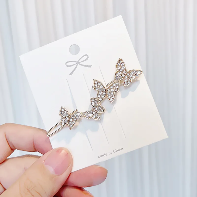 Wholesale Custom Hair Accessories Crystals Letter Rhinestone Hair Clips ...