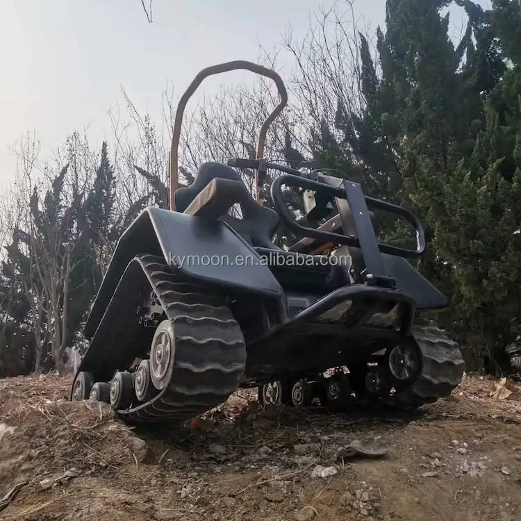 Customized Triangle Rubber Tracked Wheelchair with Remote Control Motor ...