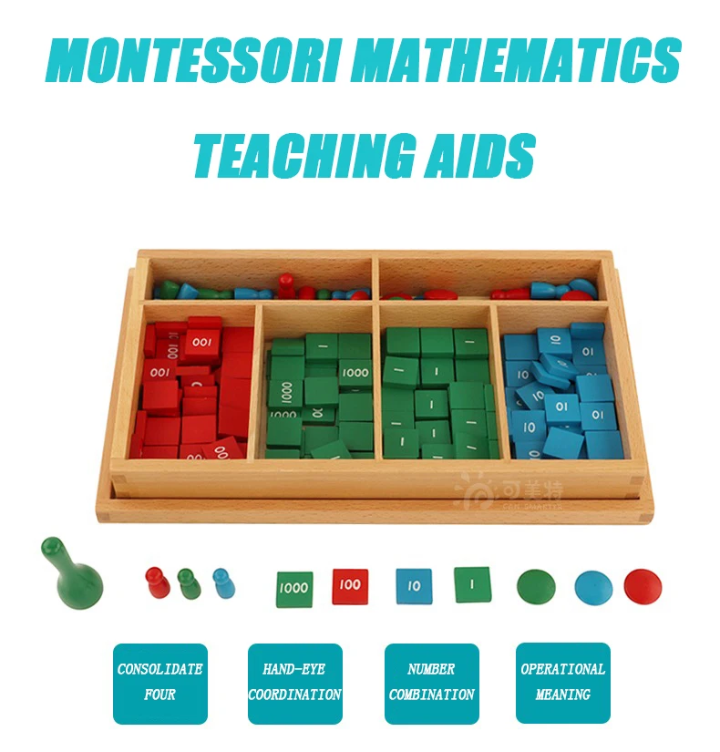 Customized Children's Montessori Materials Stamp Game Interesting ...