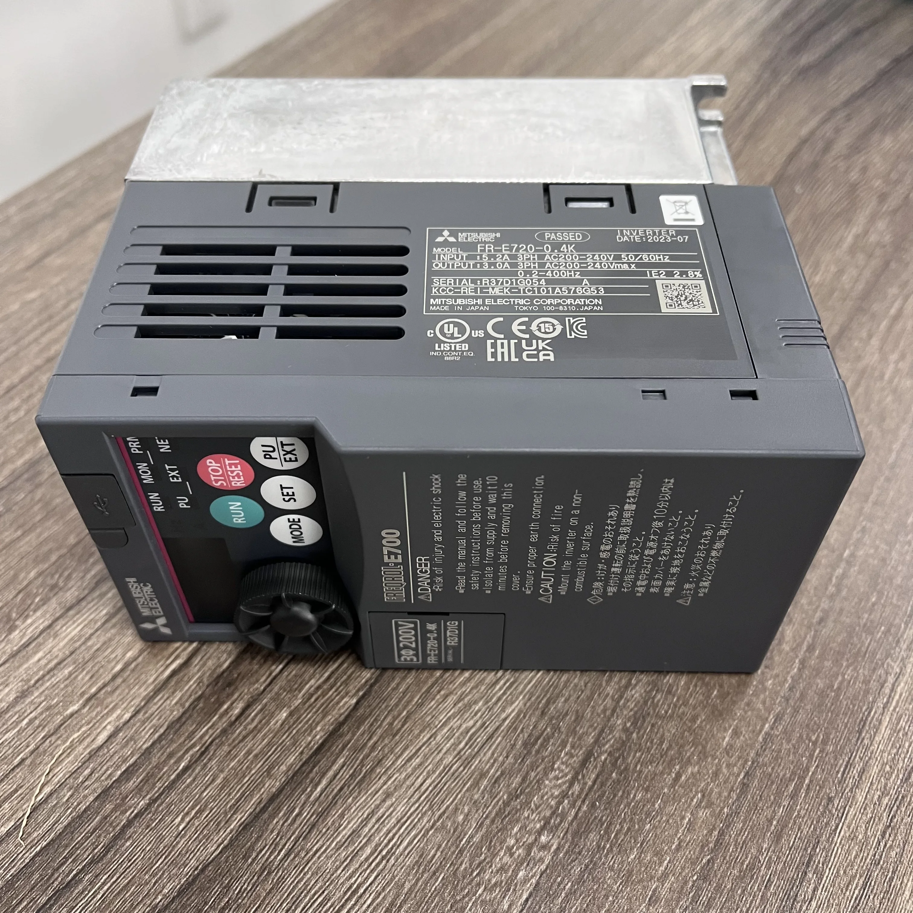 Cnc Japan Original Plc Inverter Fr-e720-0.4k For Mit - Buy Fr-e720-0.4k,Cnc Fr-e720-0.4k ...