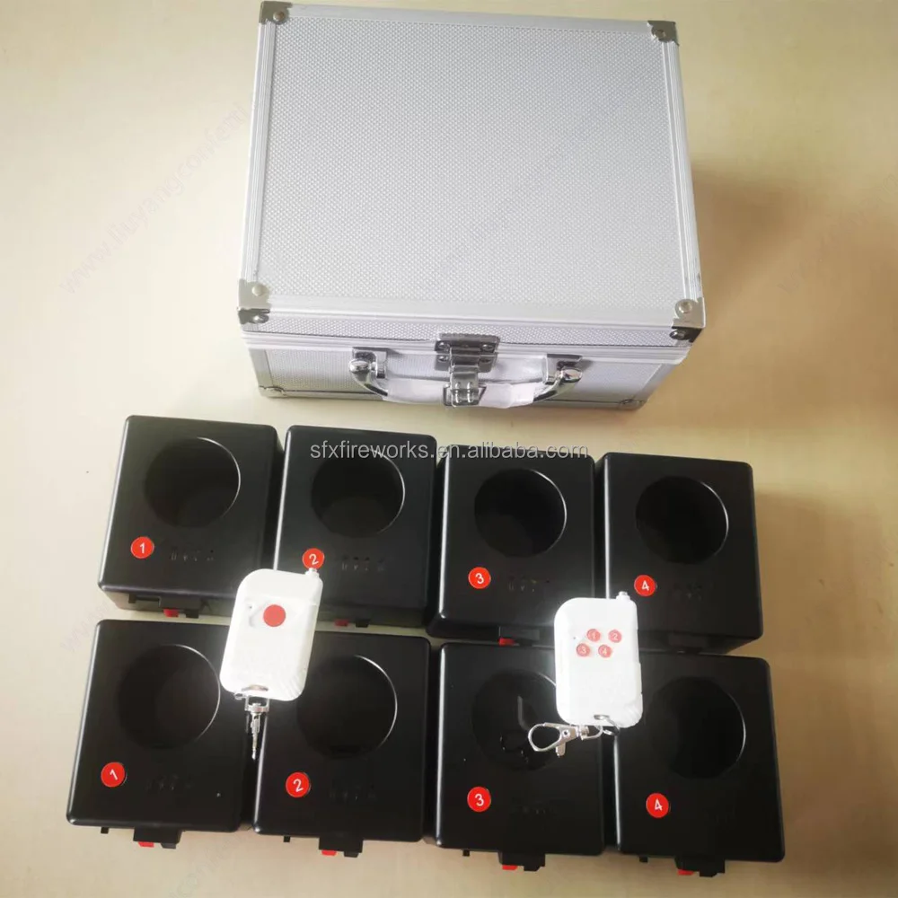 8 Cues Wedding Cold Pyro Fireworks Machine - Kesheng Firing System