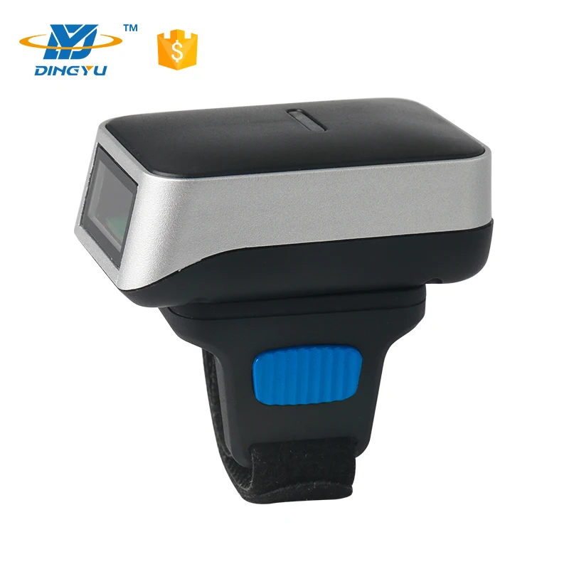 Mini wearable BT 2D barcode scanner finger barcode scanner for ...